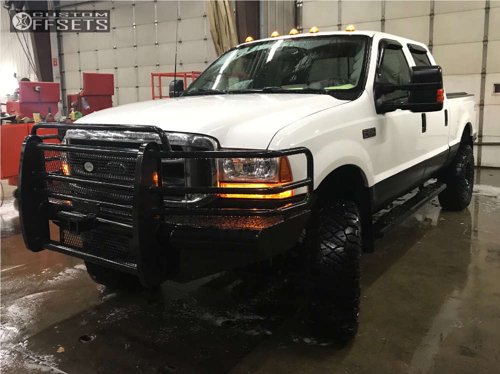 2001 Ford F-250 Super Duty with 17x10 -24 Moto Metal Mo962 and 35/12 ...