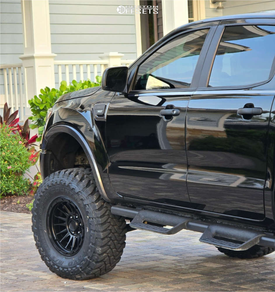 2023 Ford Ranger with 17x9 -12 KMC Km542 and 35/12.5R17 Toyo Tires Open ...