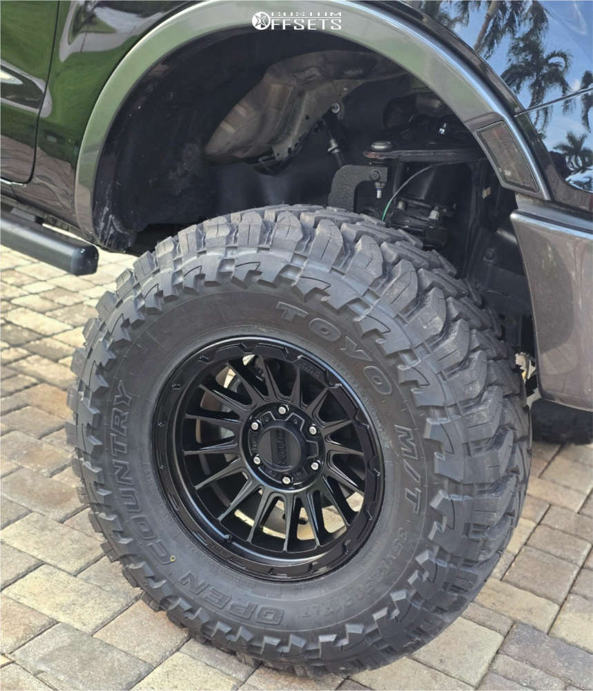 2023 Ford Ranger with 17x9 -12 KMC Km542 and 35/12.5R17 Toyo Tires Open Country M/t and ...