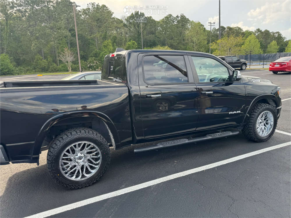 2020 Ram 1500 with 20x10 -25 Vision Brawl and 33/12.5R20 Kenda Klever R ...