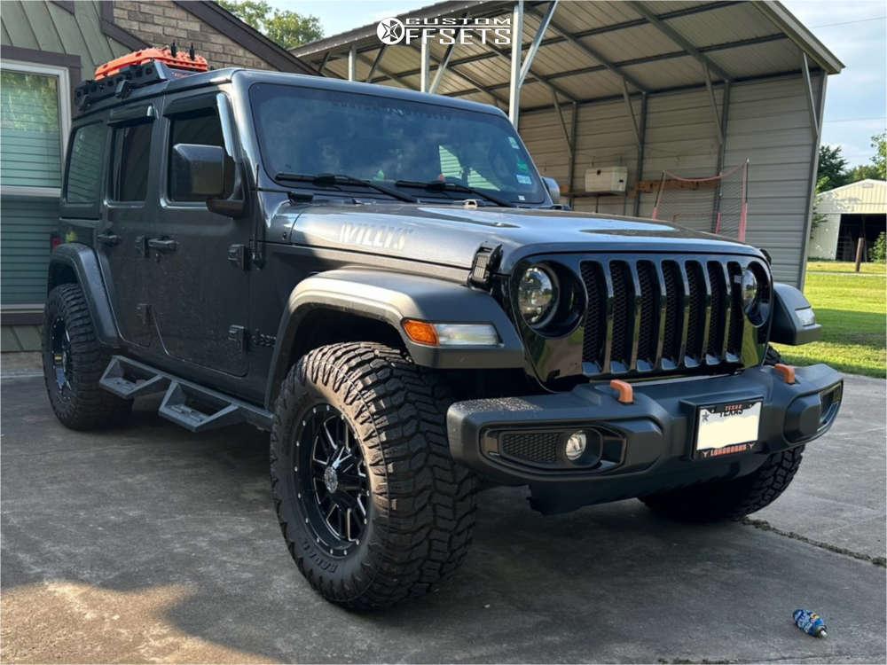 2023 Jeep Wrangler with 17x9 -12 Scorpion Sc18 and 33/12.5R17 Radar ...