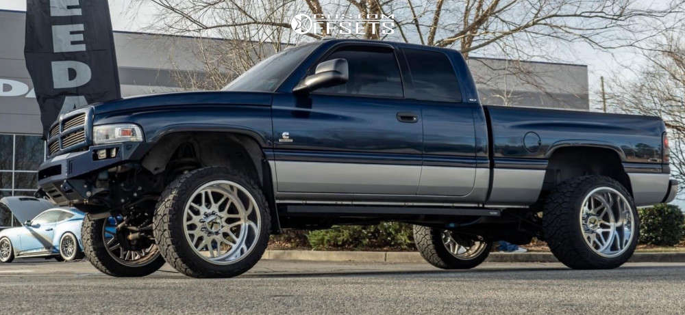 2001 Dodge Ram 2500 with 22x14 -76 KG1 Forged Veteran and 33/14.5R22 Venom Power Terra Hunter R ...