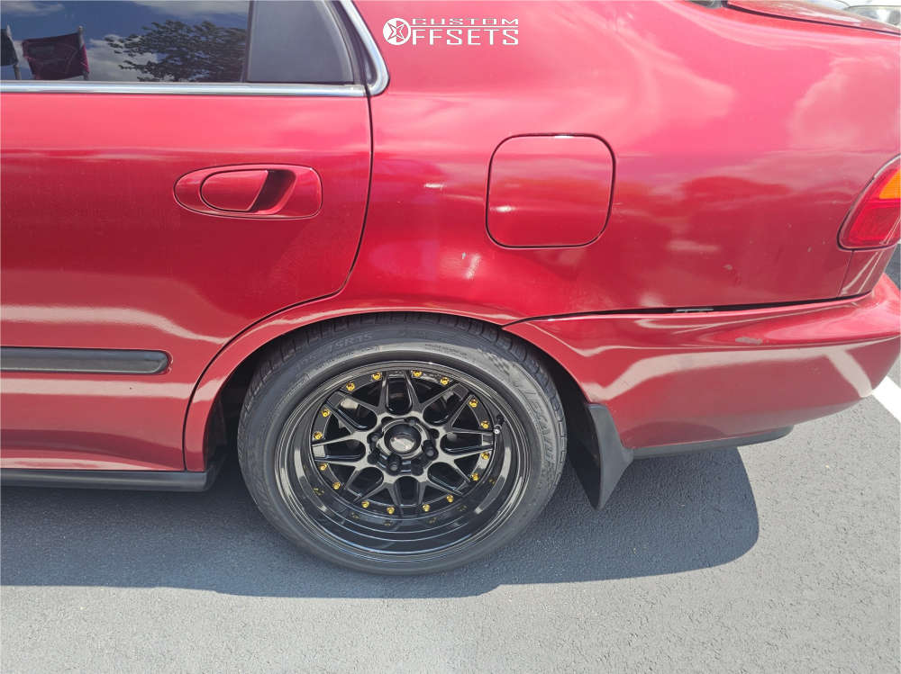 1995 Honda Civic with 15x8 0 Vors Vr7 and 195/45R15 Lexani Lxtr-203 and ...