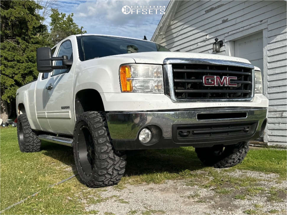 2011 GMC Sierra 1500 with 20x10 -25 Mayhem Warrior and 33/12.5R20 Radar ...