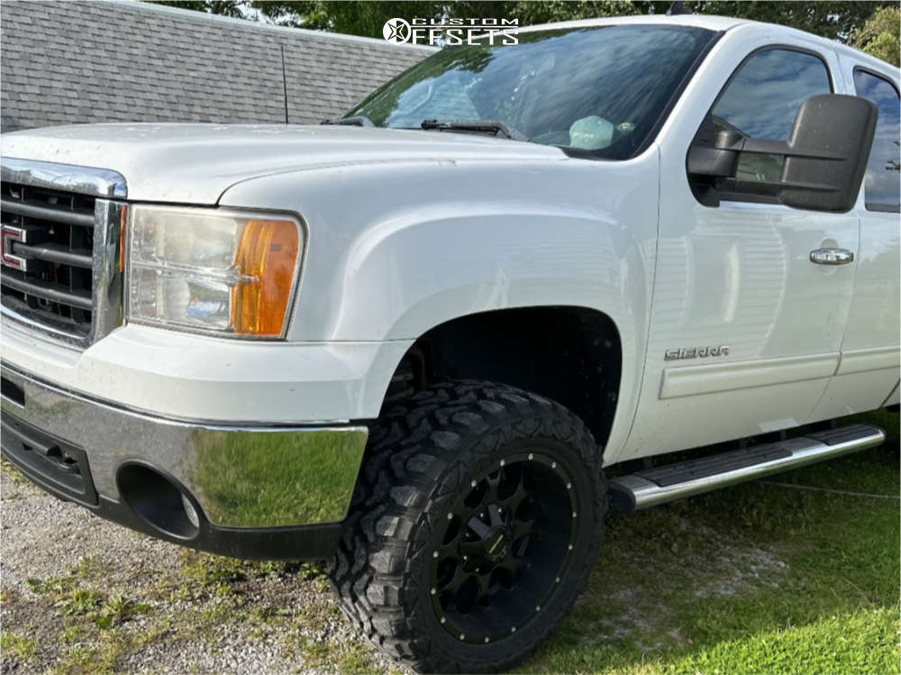 2011 GMC Sierra 1500 with 20x10 -25 Mayhem Warrior and 33/12.5R20 Radar ...
