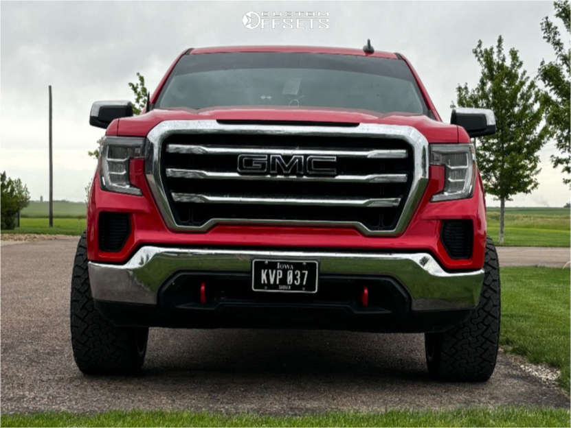 2020 GMC Sierra 1500 with 22x12 -57 Vision Spyder and 33/12.5R22 Venom ...