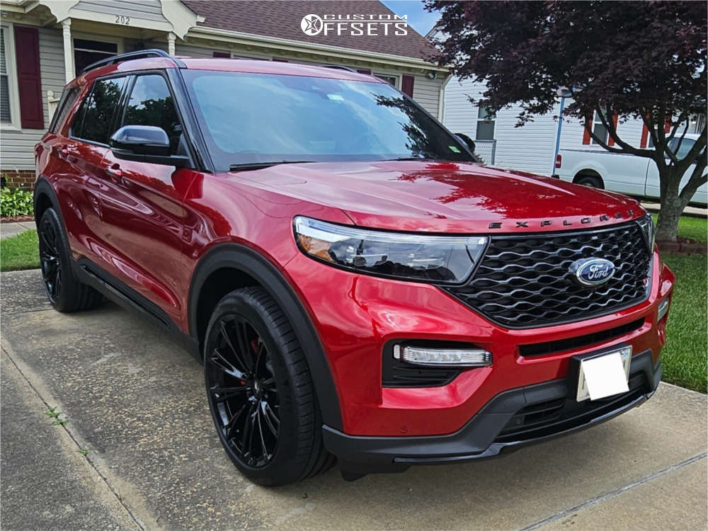 Ford Explorer 2024 Black Rims