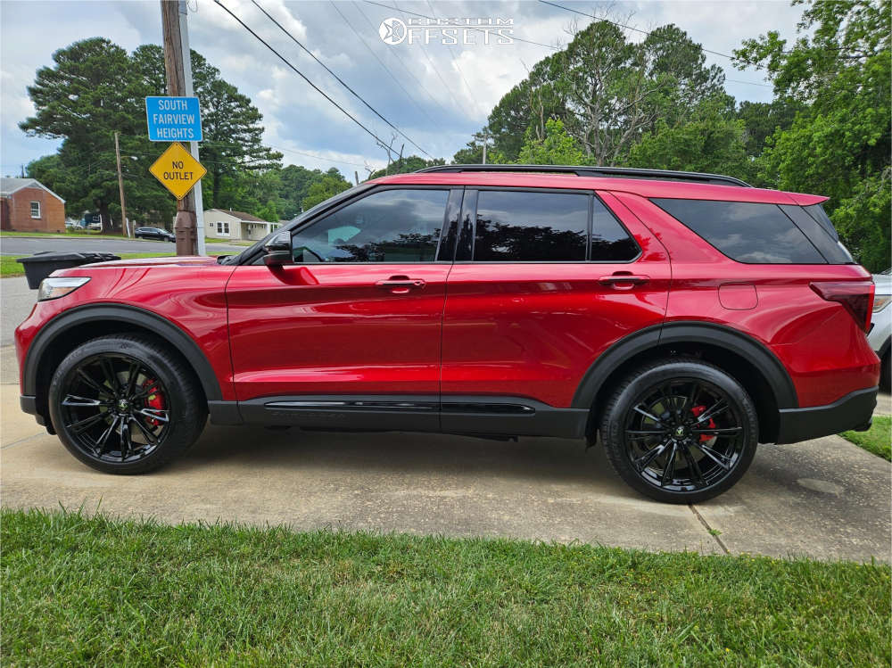 Ford Explorer 2024 Black Rims