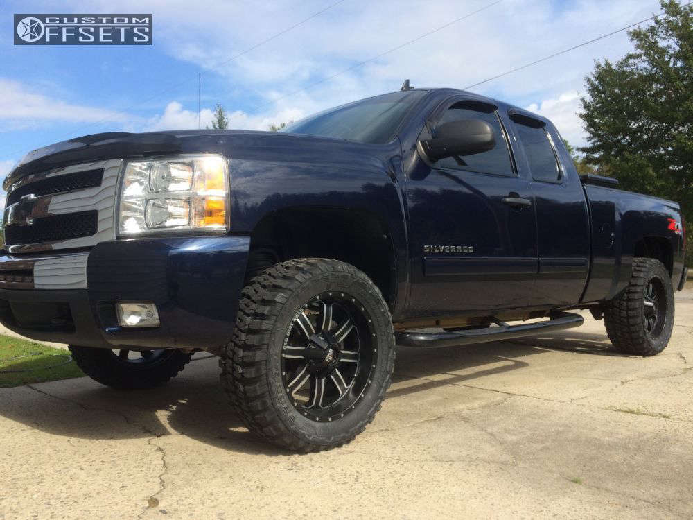 2011 Chevrolet Silverado 1500 with 20x9 0 Red Dirt Road Dirt and 33/12 ...