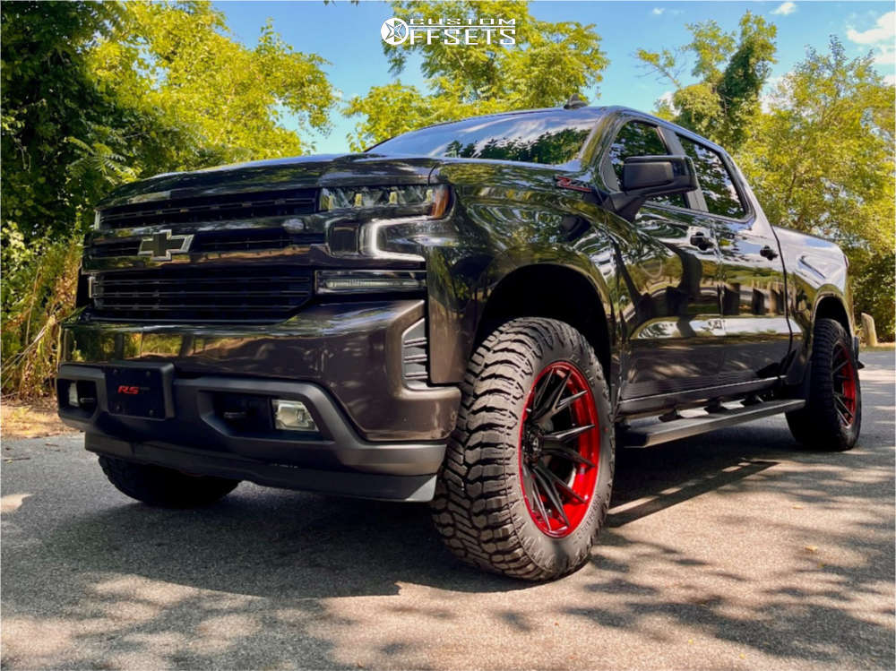 2021 Chevrolet Silverado 1500 with 20x10 -18 Fuel Catalyst and 33/12 ...