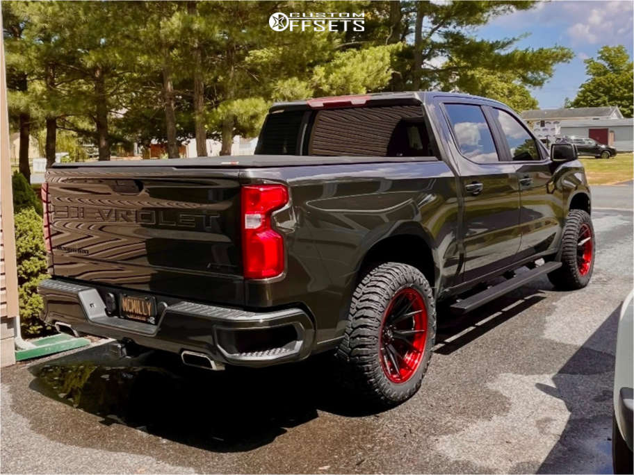 2021 Chevrolet Silverado 1500 with 20x10 -18 Fuel Catalyst and 33/12 ...