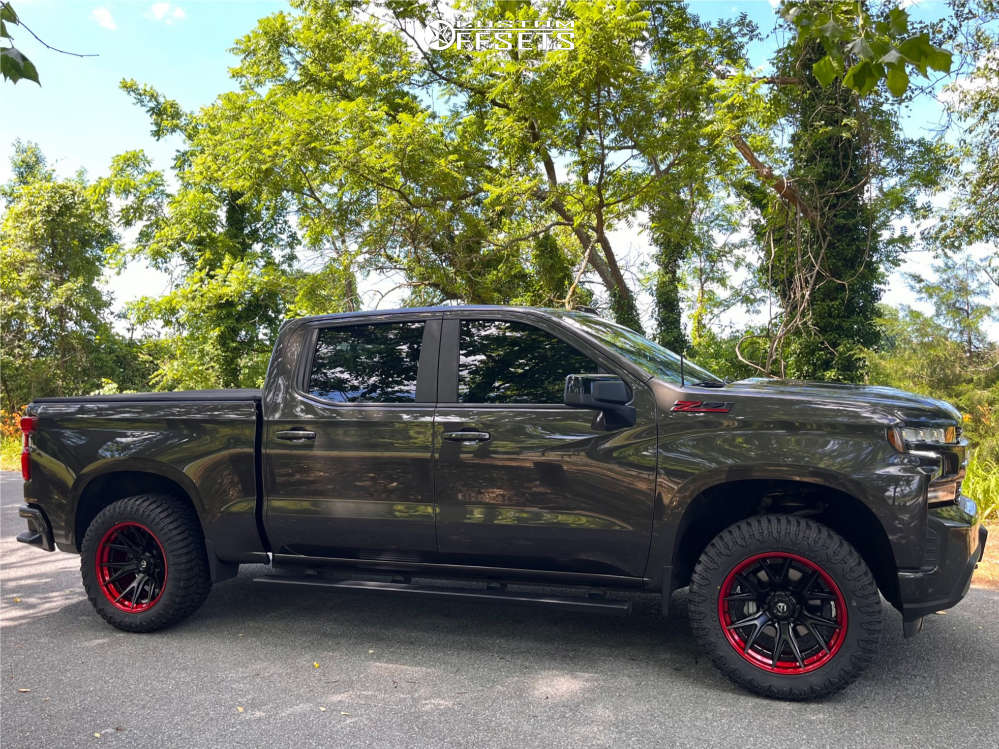 2021 Chevrolet Silverado 1500 with 20x10 -18 Fuel Catalyst and 33/12 ...