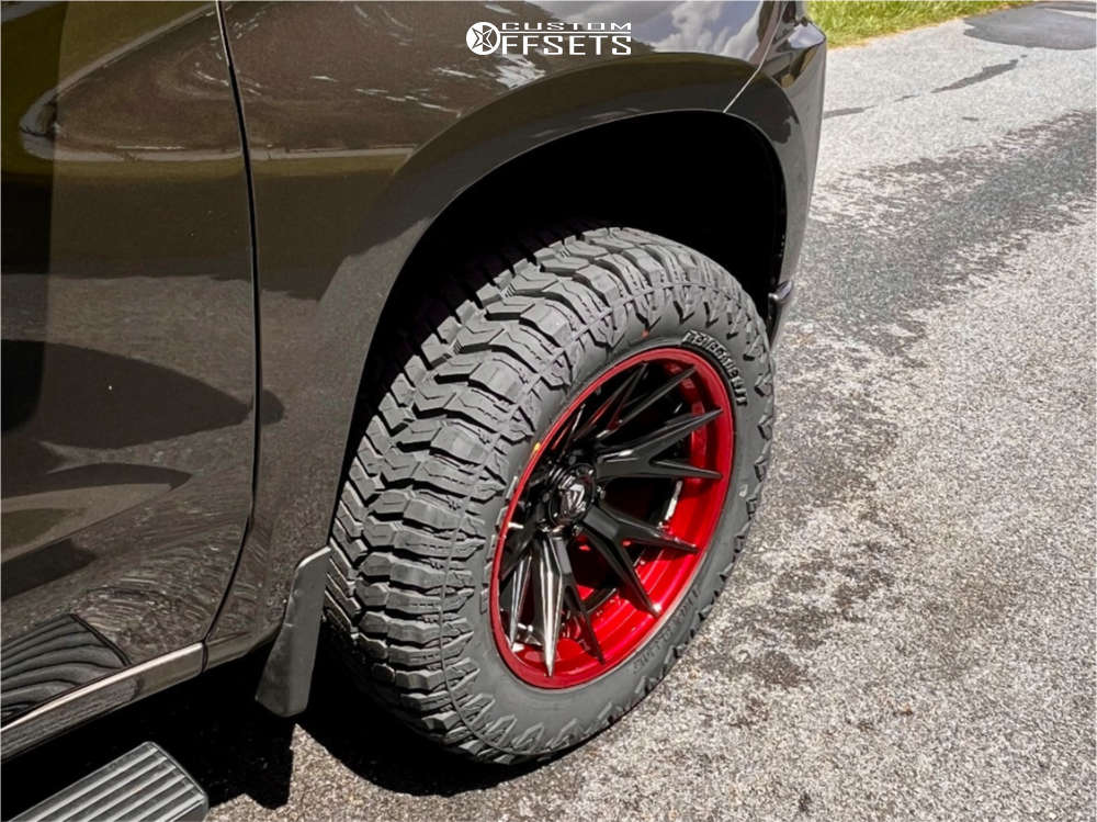 2021 Chevrolet Silverado 1500 with 20x10 -18 Fuel Catalyst and 33/12 ...