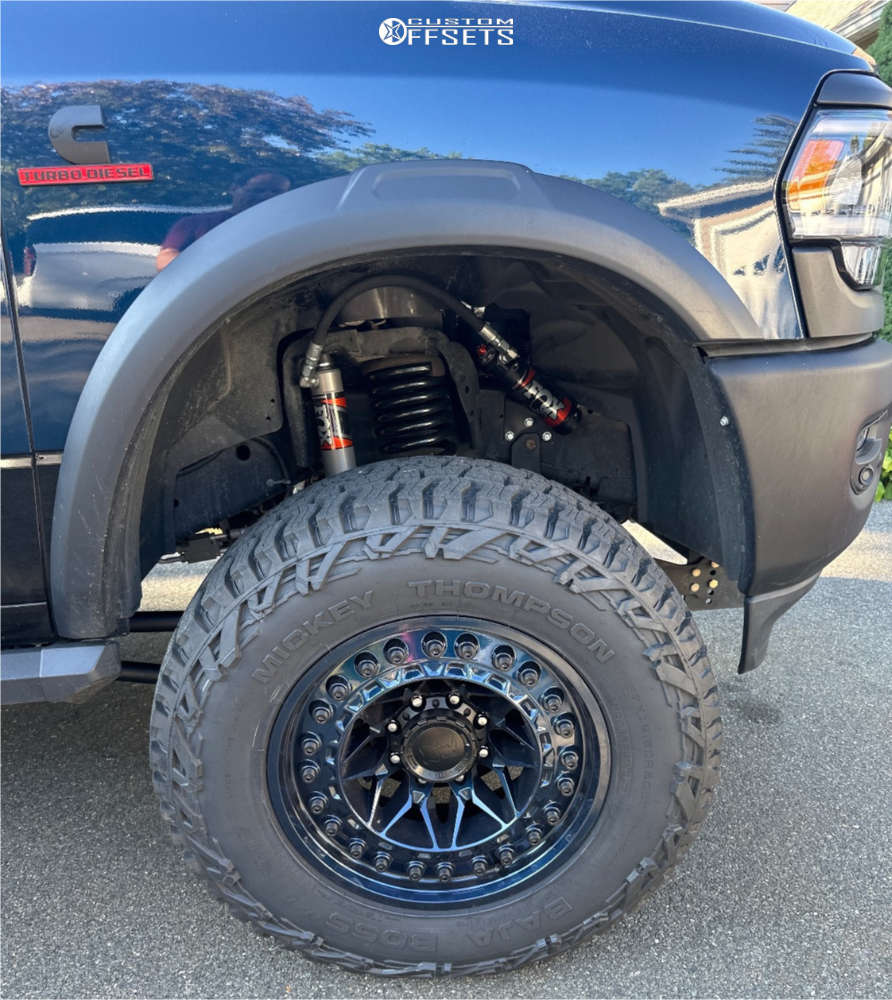 2023 Ram 2500 with 20x10 -18 Black Rhino Alpha and 37/12.5R20 Mickey ...