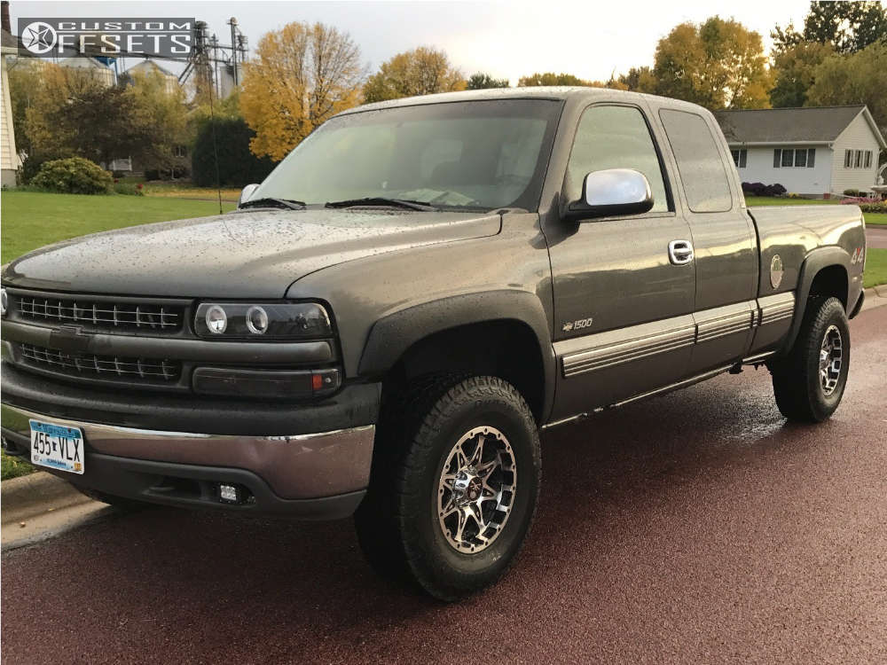 2001 Chevrolet Silverado 1500 with 16x8 -6 American Outlaw Buckshot and ...