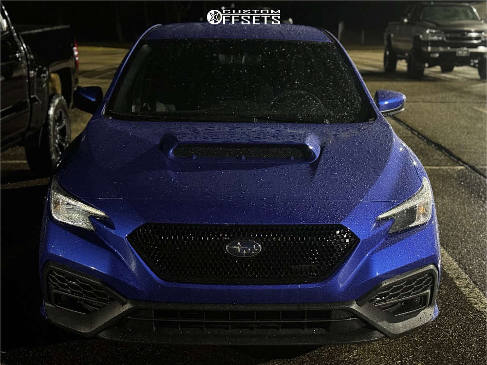 2023 Subaru WRX with 18x9.5 35 Konig Hypergram and 245/40R18 Michelin ...