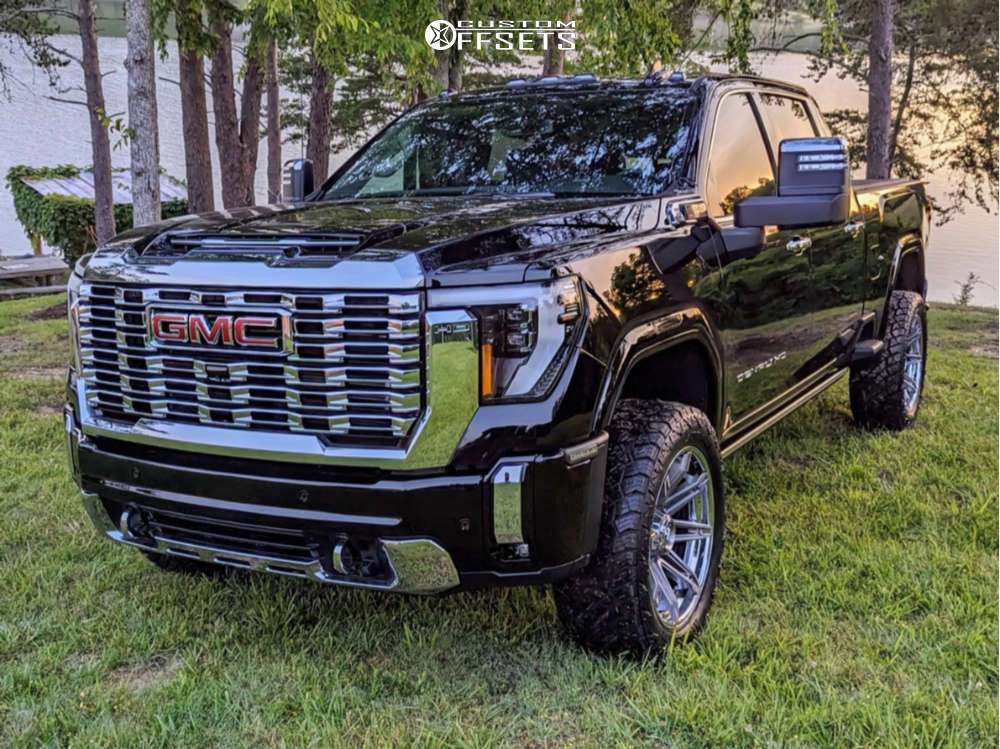 2024 GMC Sierra 2500 HD with 22x10 -18 Fuel Brawl and 35/12.5R22 ...