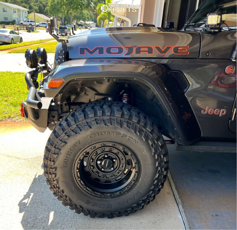 2020 Jeep Gladiator with 17x10 -25 Vision Tactical and 37/12.5R17 ...