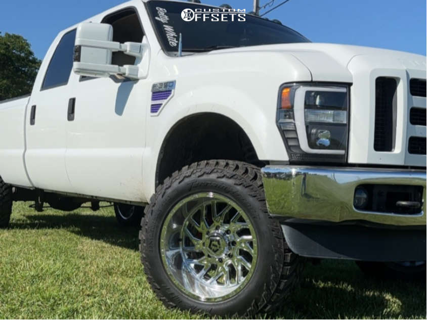 2008 Ford F-350 Super Duty with 20x12 -44 TIS 544c and 35/12.5R20 AMP ...