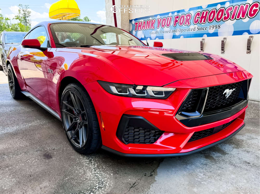 2024 Ford Mustang with 19x10 35 Variant Helium and 275/35R19 Nitto ...