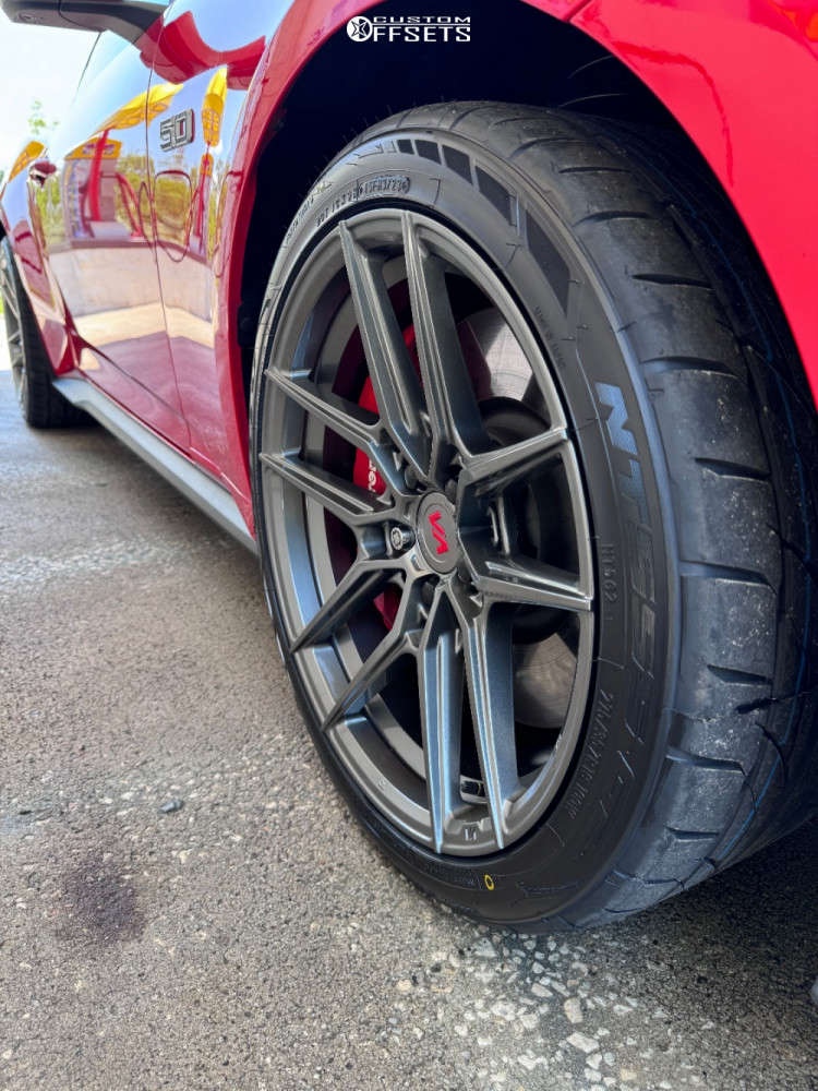 2024 Ford Mustang with 19x10 35 Variant Helium and 275/35R19 Nitto Nt555 G2 and Stock | Custom ...