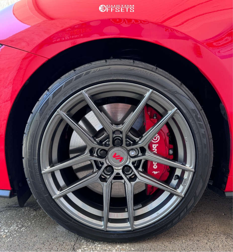 2024 Ford Mustang with 19x10 35 Variant Helium and 275/35R19 Nitto ...