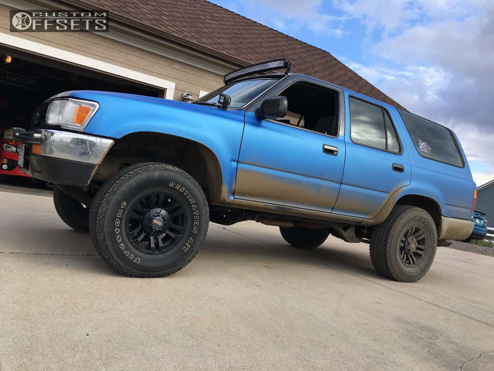 1992 Toyota 4Runner with 15x8.5 -6 MB Wheels Tko and 31/10.5R15 ...