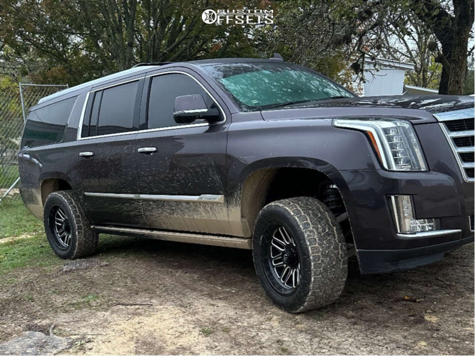 2016 Cadillac Escalade ESV with 20x10 -18 Fuel Ignite and 305/55R20 ...