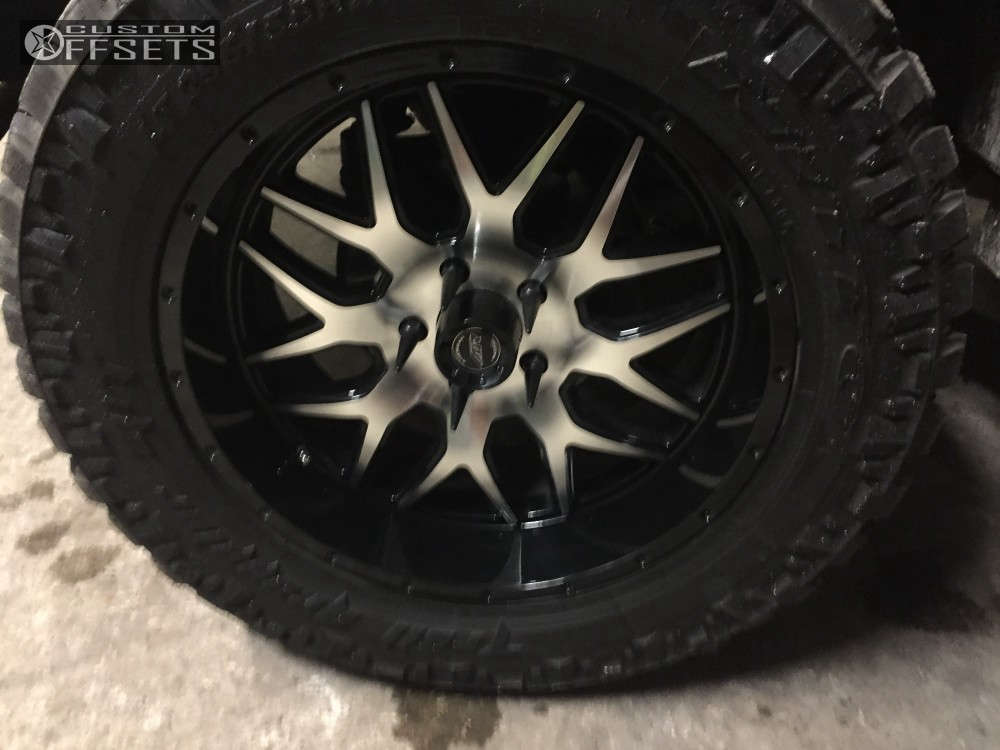 1997 Chevrolet C1500 with 20x9 -1 American Racing Ar910 and 295/55R20 ...