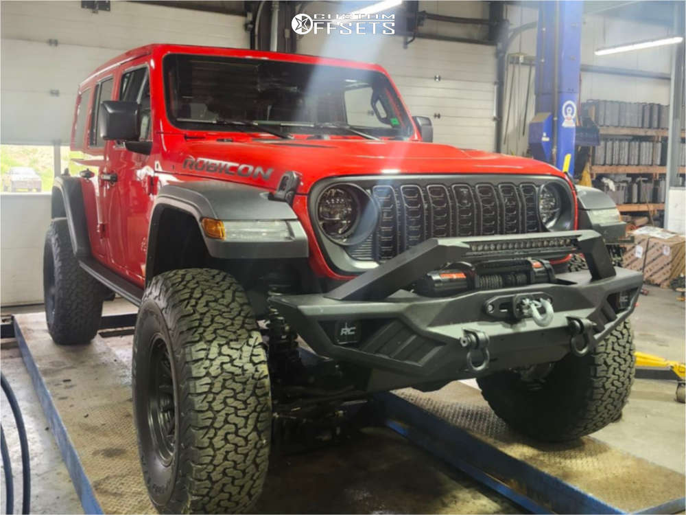 2024 Jeep Wrangler with 17x9 -6 Mayhem Compass and 37/12.5R17 ...