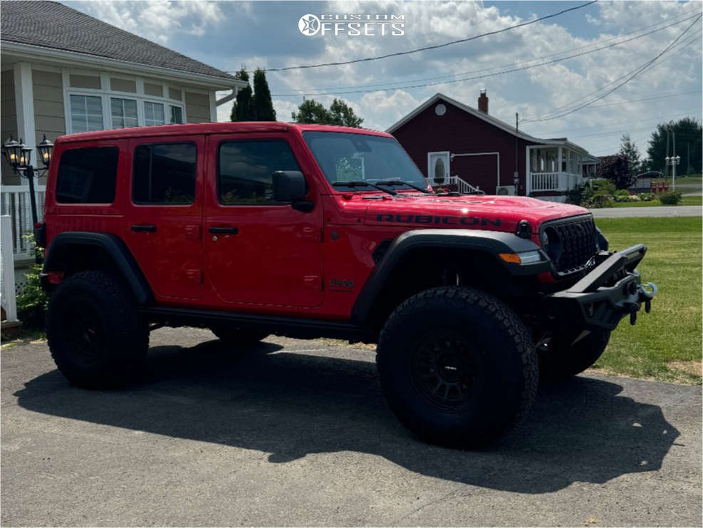 2024 Jeep Wrangler with 17x9 -6 Mayhem Compass and 37/12.5R17 ...