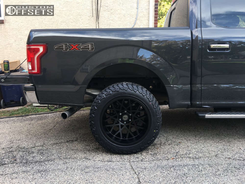2017 Ford F-150 with 20x12 -51 Toxic Punisher and 285/55R20 AMP Terrain ...