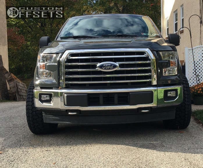 2017 Ford F-150 with 20x12 -51 Toxic Punisher and 285/55R20 AMP Terrain ...