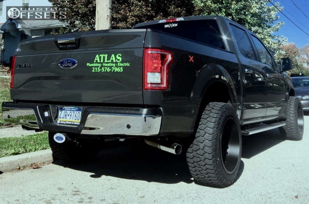 2017 Ford F-150 with 20x12 -51 Toxic Punisher and 285/55R20 AMP Terrain ...