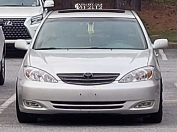 2003 Toyota Camry with 18x8.5 35 Vors Tr4 and 225/40R18 Kumho Solus ...