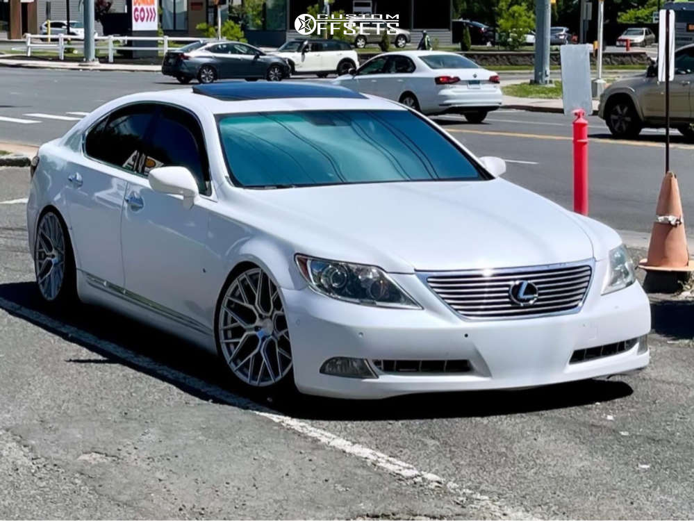 2007 Lexus LS460 with 20x9 30 Aodhan Aff9 and 235/35R20 Lexani Lx ...