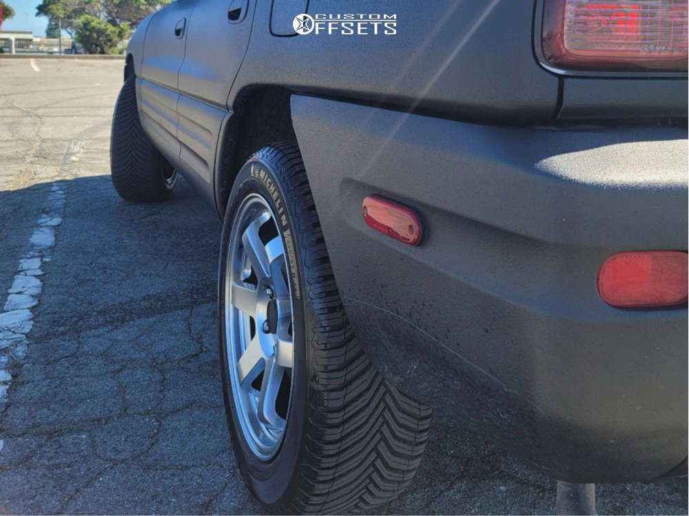 1999 Toyota RAV4 with 17x8 35 AVID1 Av6 and 225/55R17 Michelin Cross ...