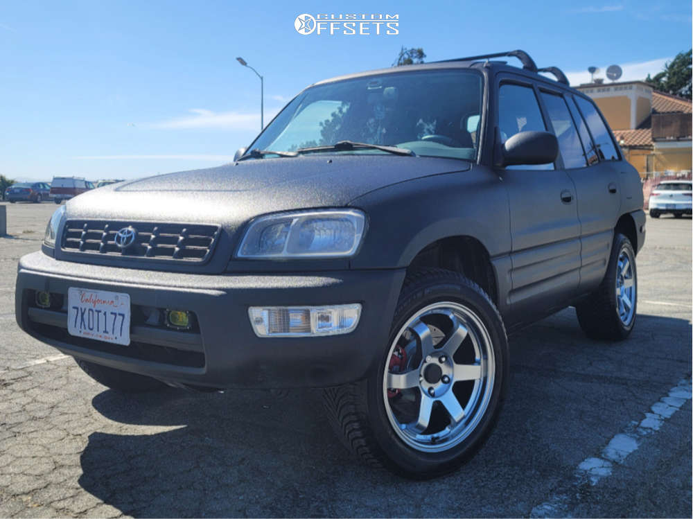1999 Toyota RAV4 with 17x8 35 AVID1 Av6 and 225/55R17 Michelin Cross ...