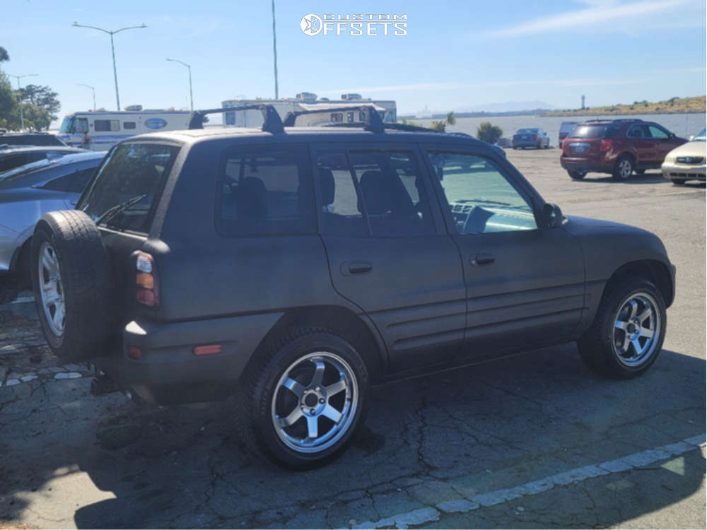 1999 Toyota RAV4 with 17x8 35 AVID1 Av6 and 225/55R17 Michelin Cross ...