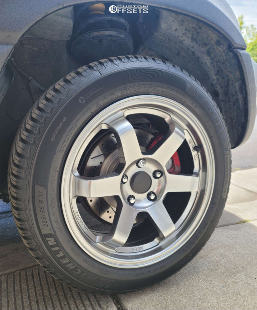 1999 Toyota RAV4 with 17x8 35 AVID1 Av6 and 225/55R17 Michelin Cross ...