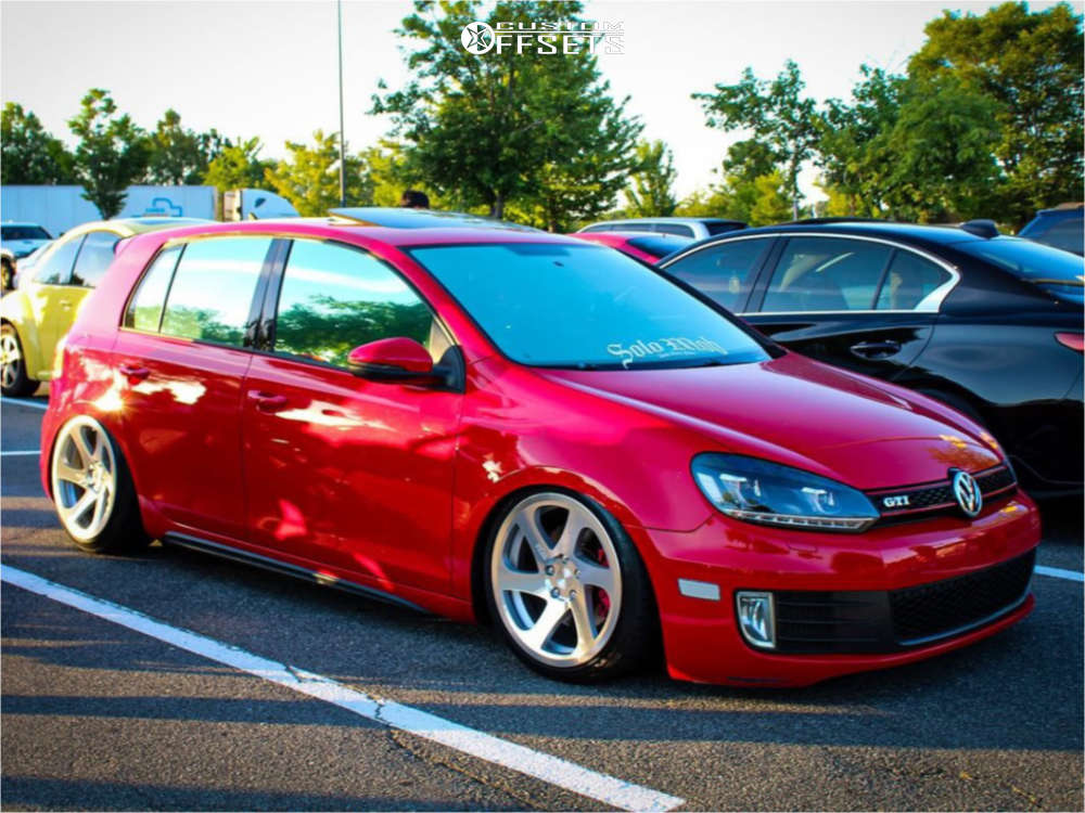 2013 Volkswagen GTI with 18x8.5 42 3SDM 0.06 and 215/40R18 Westlake ...