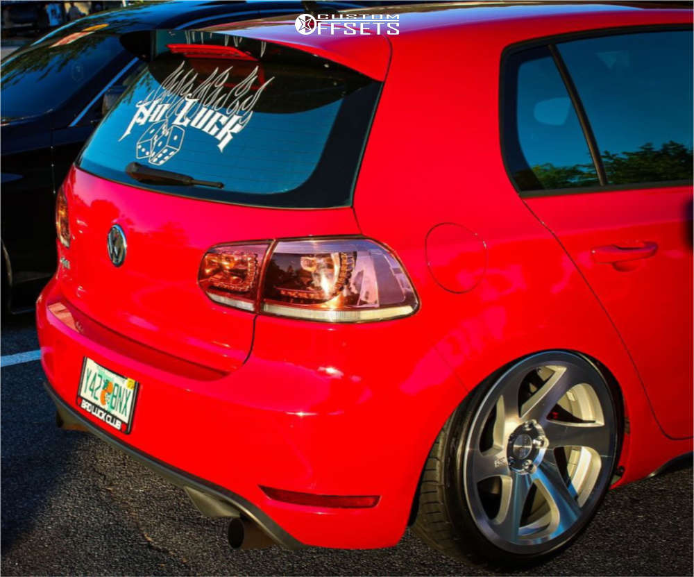 2013 Volkswagen GTI with 18x8.5 42 3SDM 0.06 and 215/40R18 Westlake ...