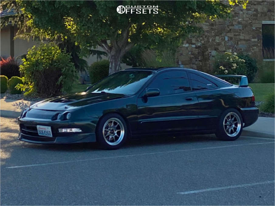 1995 Acura Integra with 15x7.5 35 Konig Countergram and 195/50R15 Toyo ...