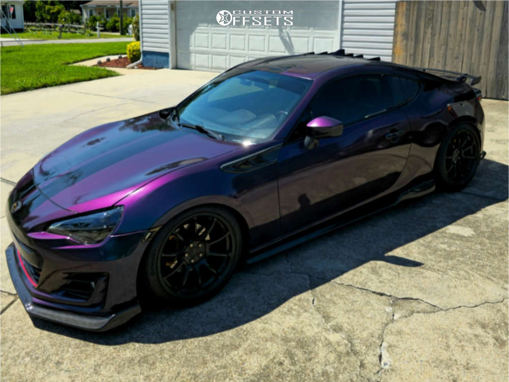 2018 Subaru BRZ with 18x9 30 Aodhan Ah06 and 255/35R18 Continental ...