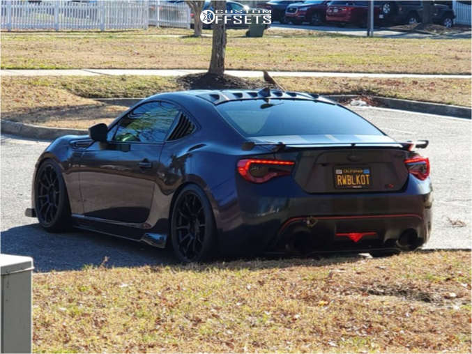 2018 Subaru BRZ with 18x9 30 Aodhan Ah06 and 255/35R18 Continental ...