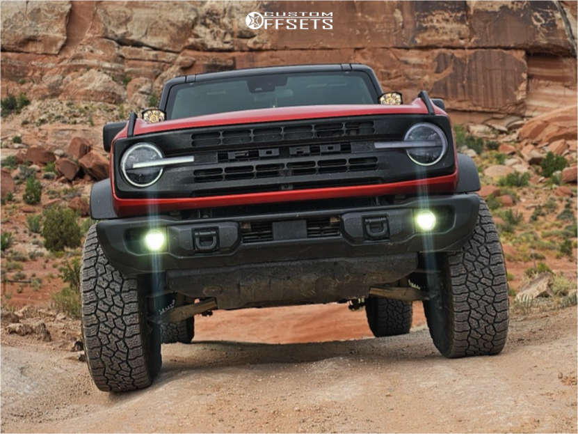 2023 Ford Bronco with 17x8.5 -18 Black Rhino Chamber and 35/12.5R17 ...