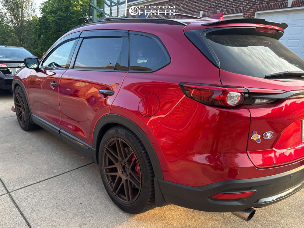 2021 Mazda CX-9 with 22x10 35 Curva Cff300 and 285/45R22 Pirelli ...