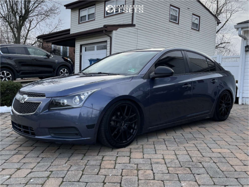 2014 Chevrolet Cruze with 18x8 40 Touren Tr60 and 215/45R18 Zeta Meglio ...