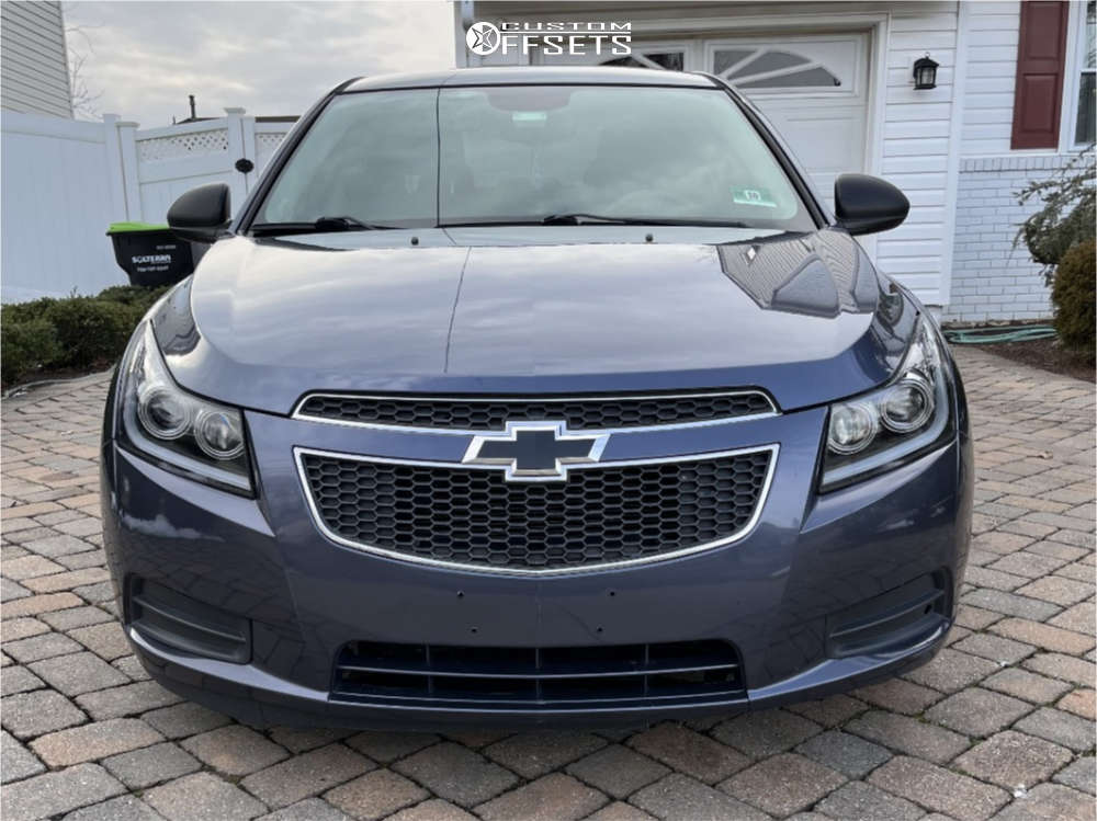 2014 Chevrolet Cruze with 18x8 40 Touren Tr60 and 215/45R18 Zeta Meglio ...