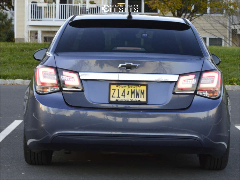2014 Chevrolet Cruze with 18x8 40 Touren Tr60 and 215/45R18 Zeta Meglio ...